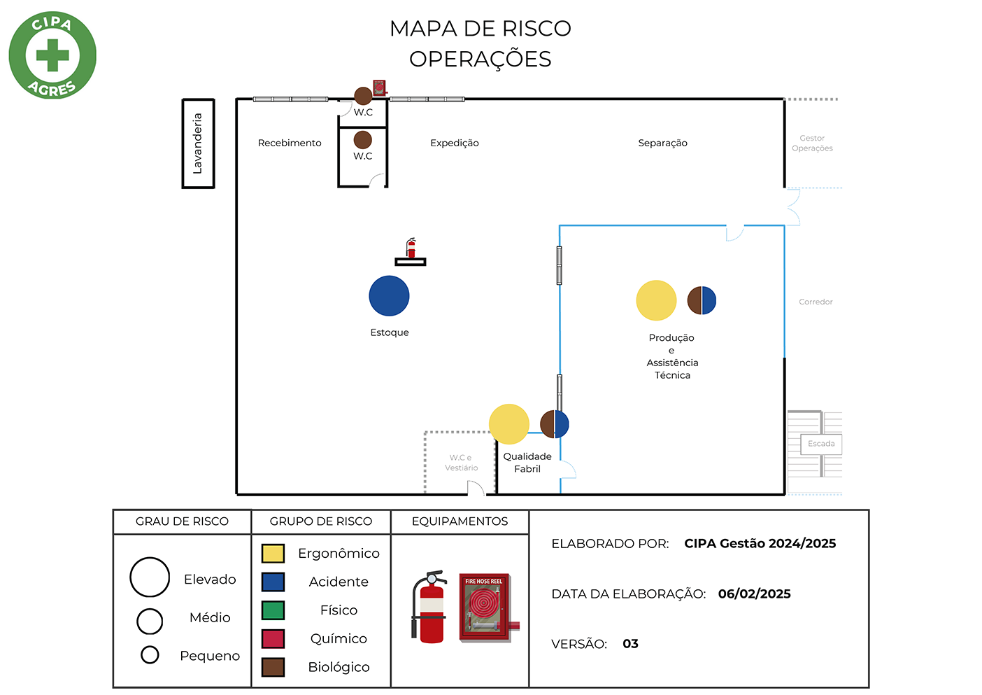Mapa de risco | Agres